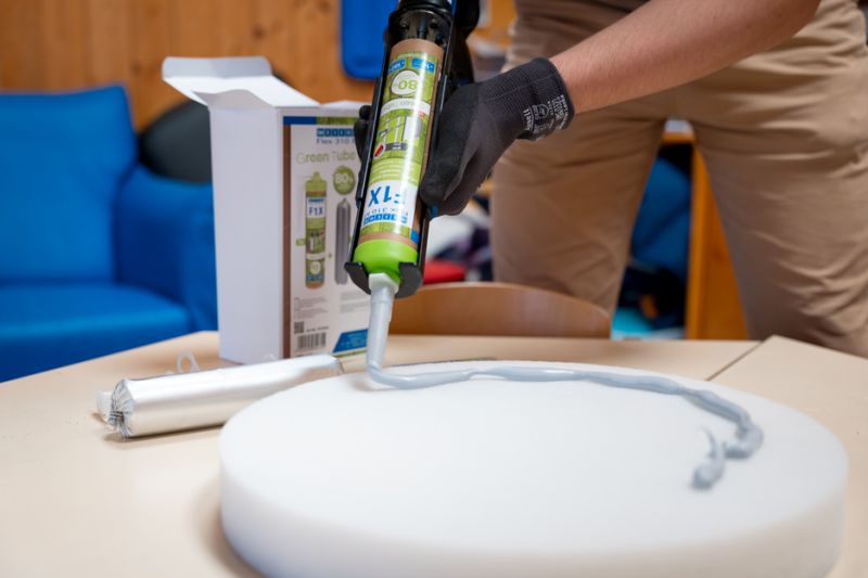 WEICON Green Tube Flex 310 M F1X | MS polymer-based adhesive and sealant with very high initial ...