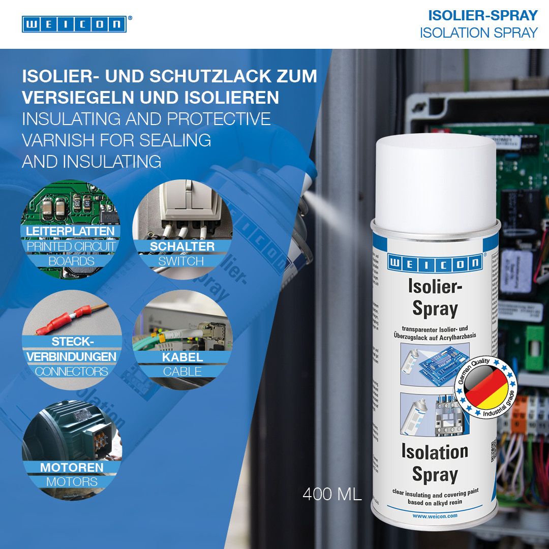 Isolation Spray | insulating and protective varnish for sealing and ...